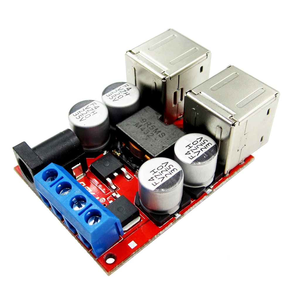 DC-DC Converter 8V 12V 24V (8V-35V) to 5V 8A Non-Isolation Buck Step ...