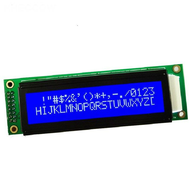 5V 2002A Character LCD Module Display LCM Blue/Yellow-Green Blacklight ...