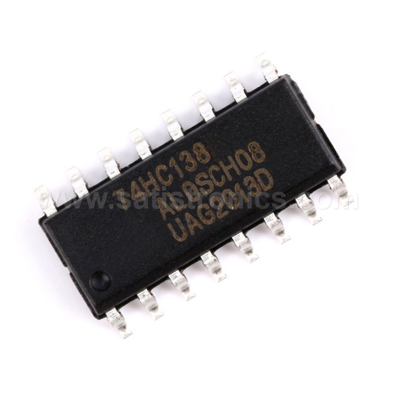 74HC138D 3-to-8 Line Inverting Decoder Demultiplexer | Satistronics