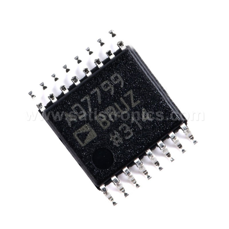 ADI AD7799BRUZ 24-bit analog-to-digital converter 3-channel amplifier TSSOP-16 | Satistronics