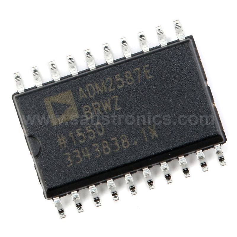 ADI ADM2587EBRWZ SOP-20 Signal and Power Isolated RS-485 Transceiver | Satistronics