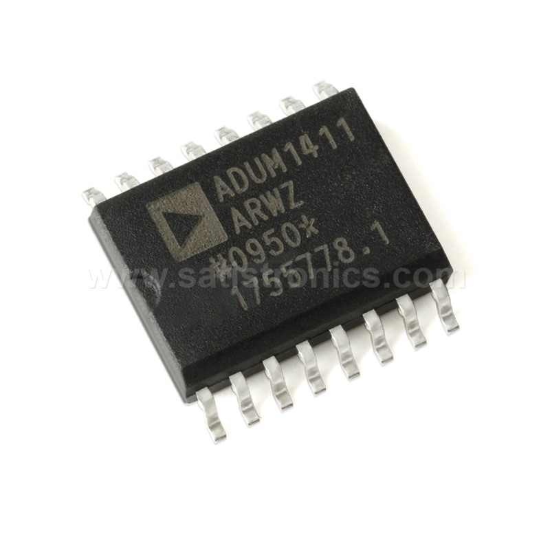 ADI ADUM1411ARWZ SOIC-16 Optocouplers Four Channel Digital Isolator | Satistronics