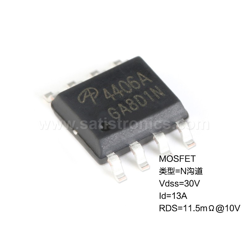 AOS AO4406AL SOIC-8 MOSFET N-channel 30V 13A | Satistronics