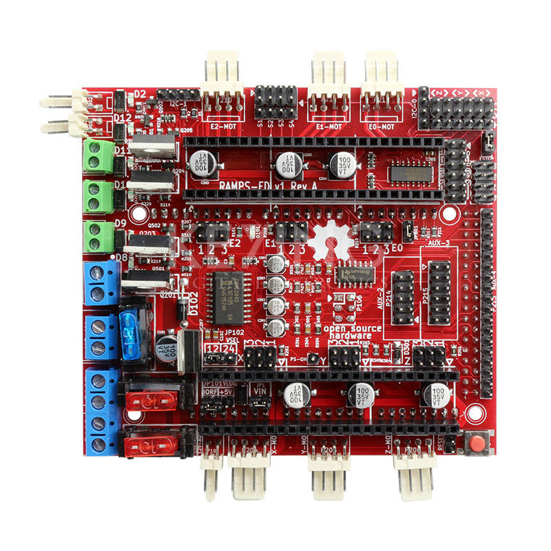 Brand 3D Printer Motherboard Reprap RAMPS-FD Shield Ramps 1.4 Control ...