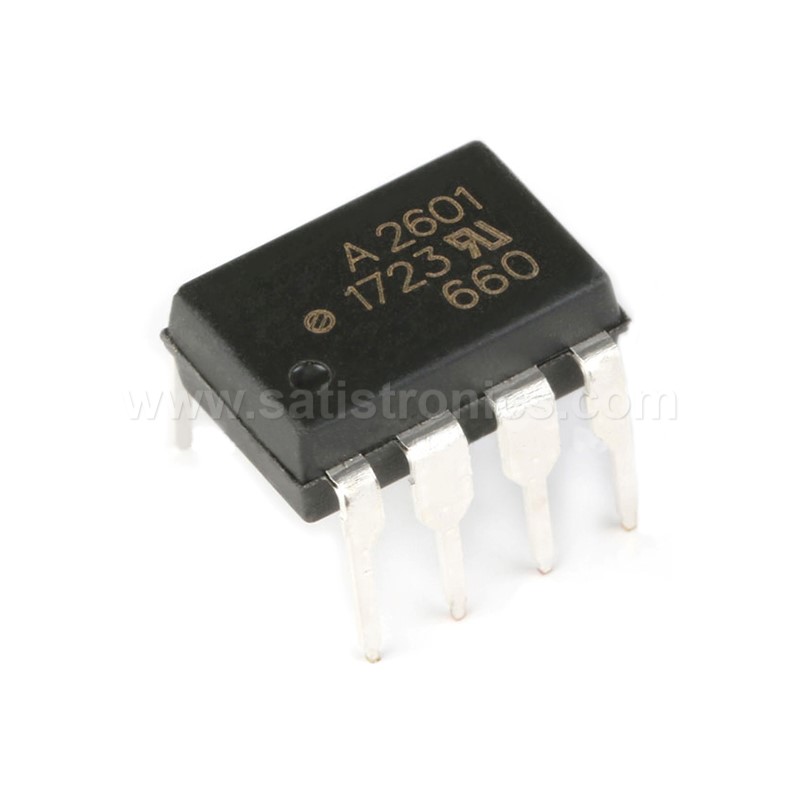 Broadcom HCPL-2601-000E DIP-8 Optocouplers High CMR | Satistronics