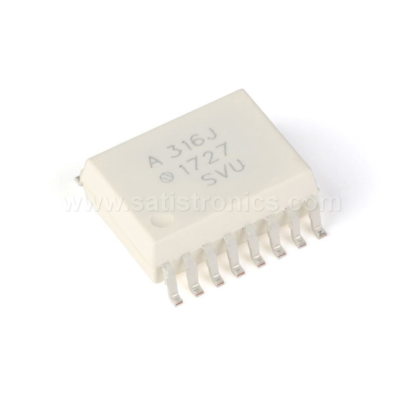 Broadcom HCPL-316J-500E SOP-16 Optocouplers | Satistronics