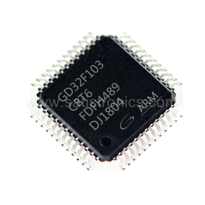 Chip GD32F103C8T6 32-Bit Microcontroller LQFP-48 | Satistronics