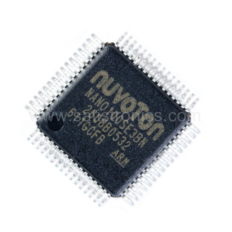 NUVOTON Chip NANO100SE3BN Microcontroller LQFP-64 | Satistronics