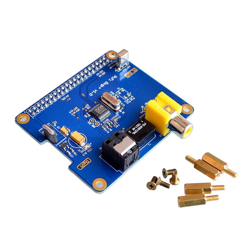 Raspberry Pi HIFI DiGi Digital Sound Card I2S SPDIF expansion board ...