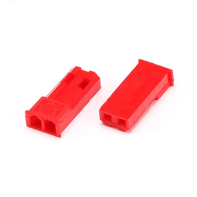 Red JST-2P Male /Female JST 2 Pin Housing 2P Connector Plug Jack lot(10 pcs) | Satistronics
