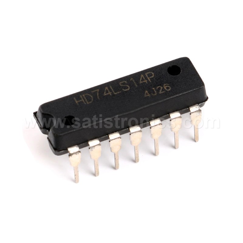 Renesas 74LS14 IC Hex Schmitt Trigger Inverter DIP-14 | Satistronics