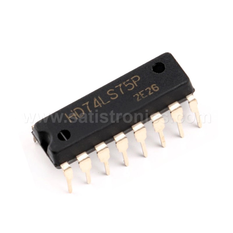 Renesas 74LS75 IC Quadruple Bistable Transparent Latch DIP-16 ...