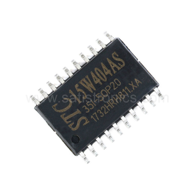 STC Chip STC15W404AS-35I-SOP20 Microcontroller | Satistronics