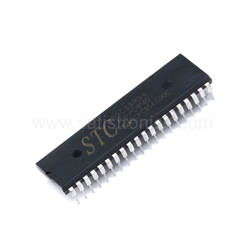 STC Chip STC89C58RD+40I-PDIP40 Single-chip Microcontroller | Satistronics