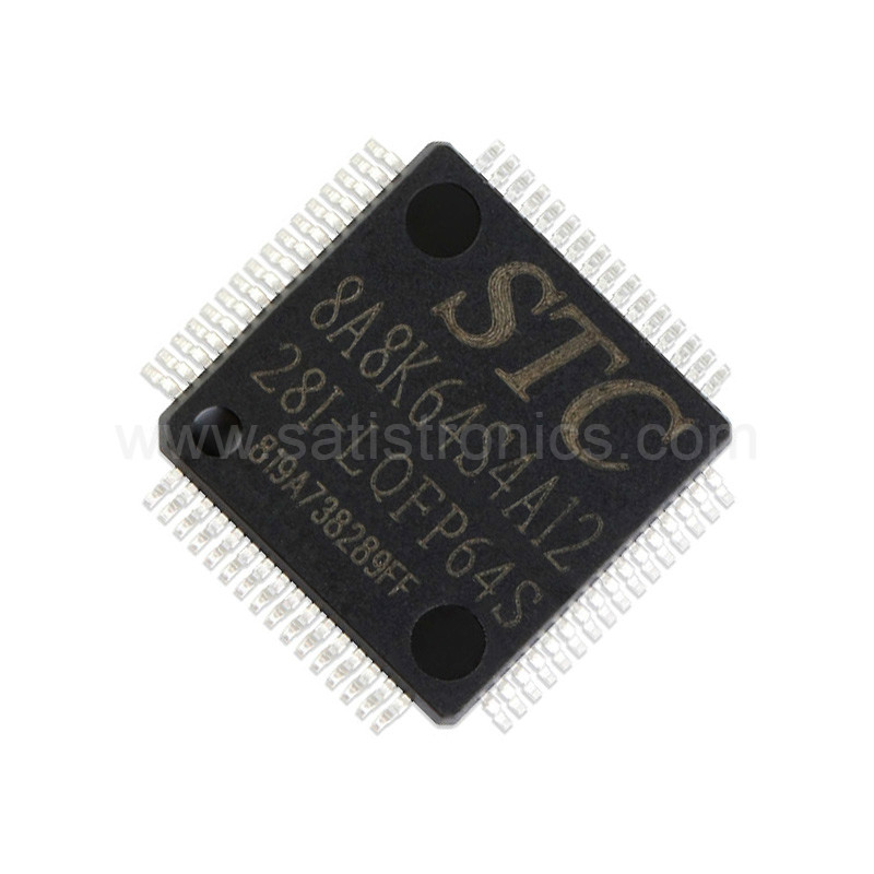 STC Chip STC8A8K64S4A12-28I-LQFP64S Single-chip Microcontroller ...