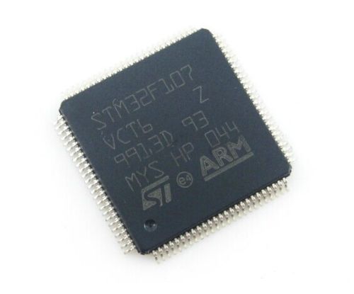 ST Chip STM32F107VCT6 LQFP100 32-bit ARM MCU Cortex M3 256K Flash | Satistronics