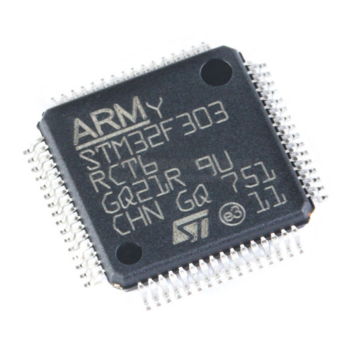 ST Chip STM32F303RCT6 LQFP64 72MHz 256KB 32-bit Microcontroller | Satistronics