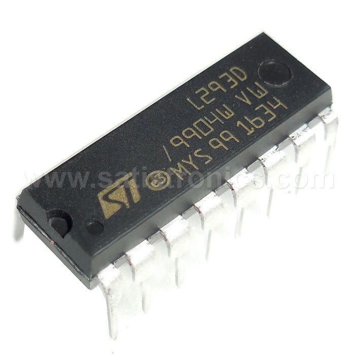 ST L293D Push-Pull Motor Four Drive Controller IC DC w/H-Bridge 2 ...