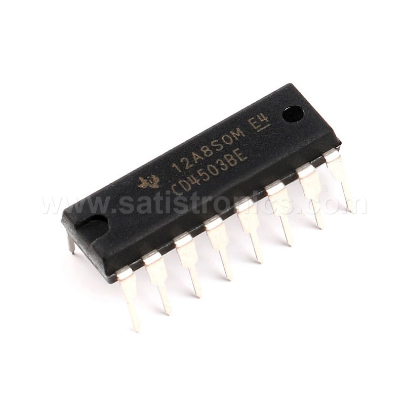 TI CD4503BE CMOS Hex Buffer 3 State Non Inverting | Satistronics