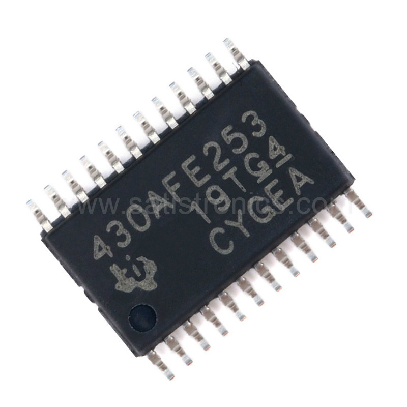 TI Chip MSP430AFE253IPWR 16Bit Microcontrollers TSSOP-24 | Satistronics