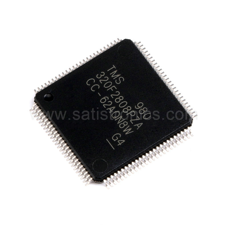 TI Chip TMS320F2808PZA 16Bit Microcontrollers LQFP100 | Satistronics