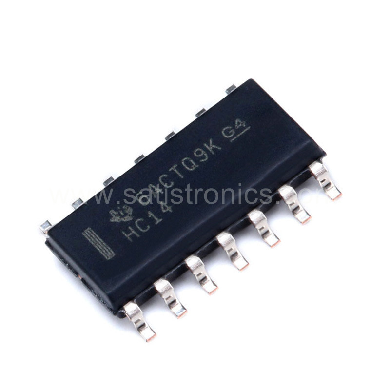 TI SN74HC14DR IC Inverters Hex Schmitt-Trigger SOIC-14 SMD/SMT | Satistronics
