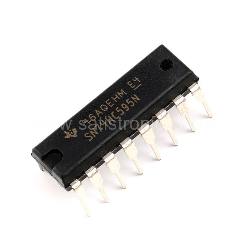 TI SN74HC595N IC Shift Register DIP-16 lot(5 pcs) | Satistronics