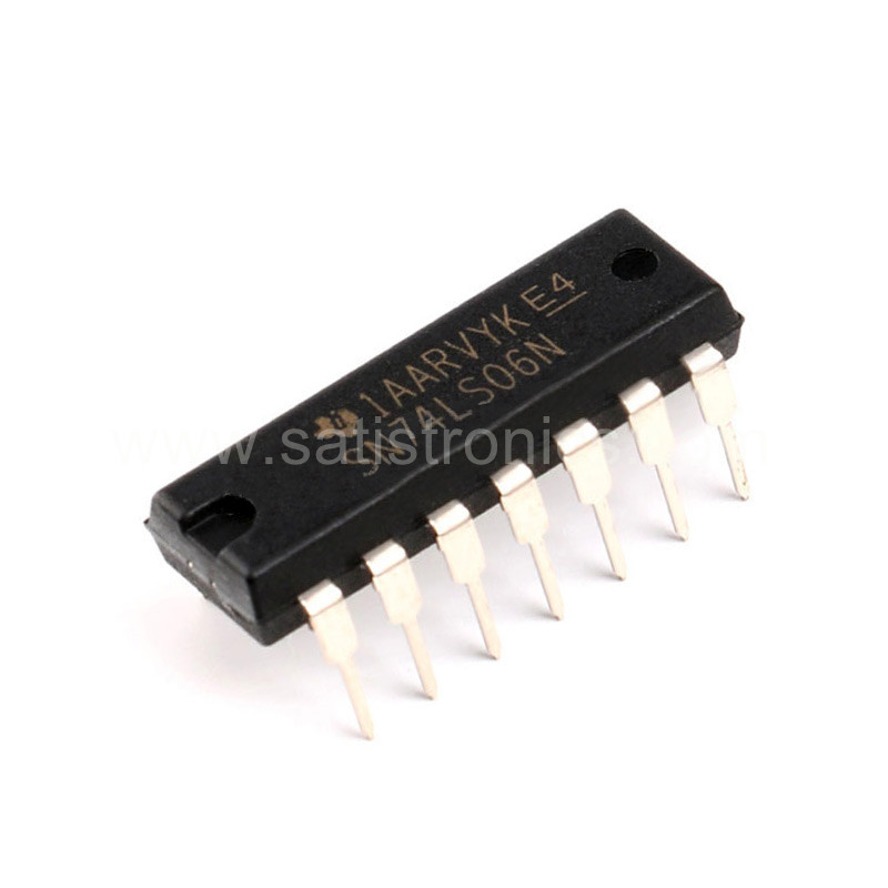 TI SN74LS06N Logic Gates and inverter / inverter DIP-14 | Satistronics