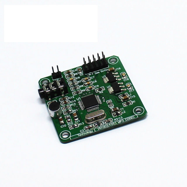 Vs1053 Mp3 Module Development Board On Board Recording Function Satistronics