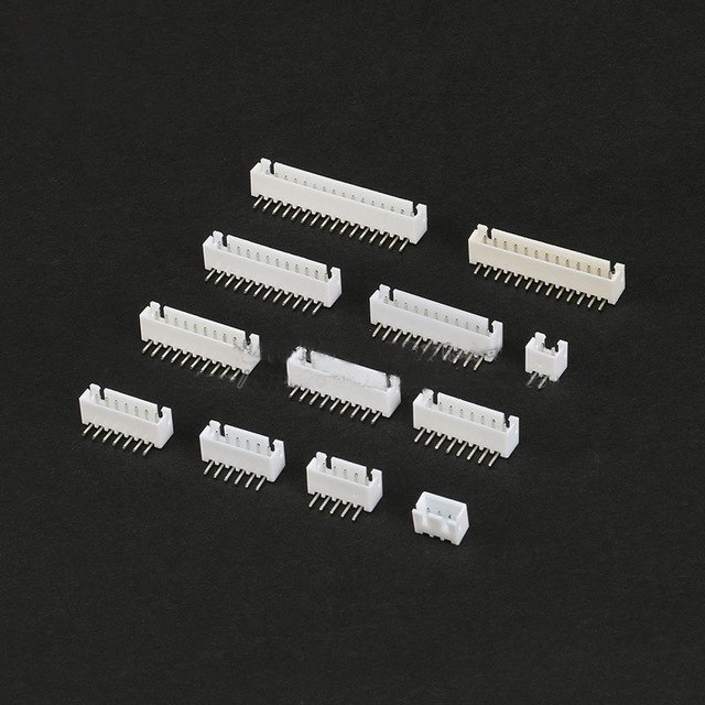 XH2.54 Male Curved Pin Header 2P-16P Connector Plug Male Spacing 2.54mm ...