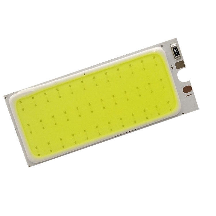 3W LED COB Light Module 50*20mm DC 12V 250mA White | Satistronics