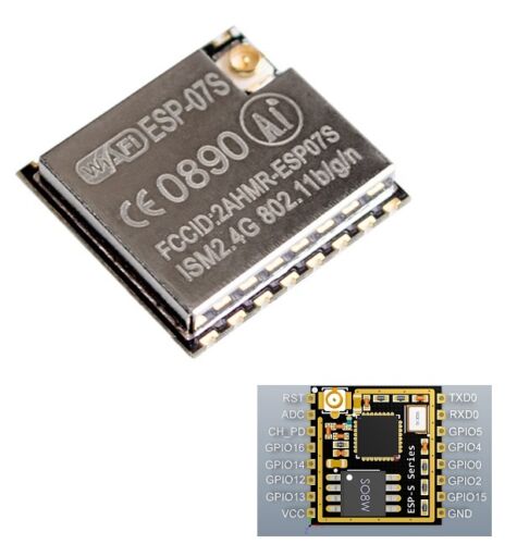 ESP8266 ESP-07S Serial to WIFI Transceiver Wireless Module LWIP AP+STA ...