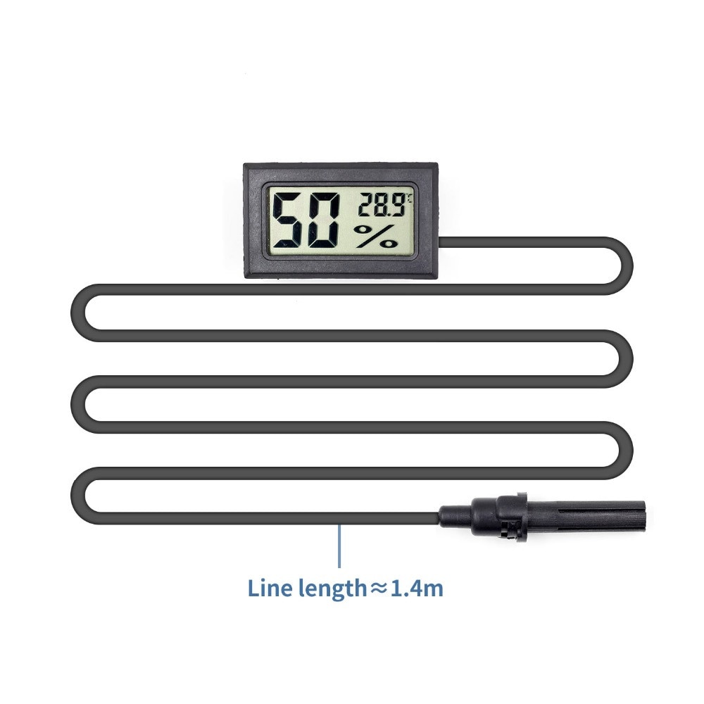 Mini LCD Digital Thermometer Indoor Temperature Humidity Sensor Meter ...
