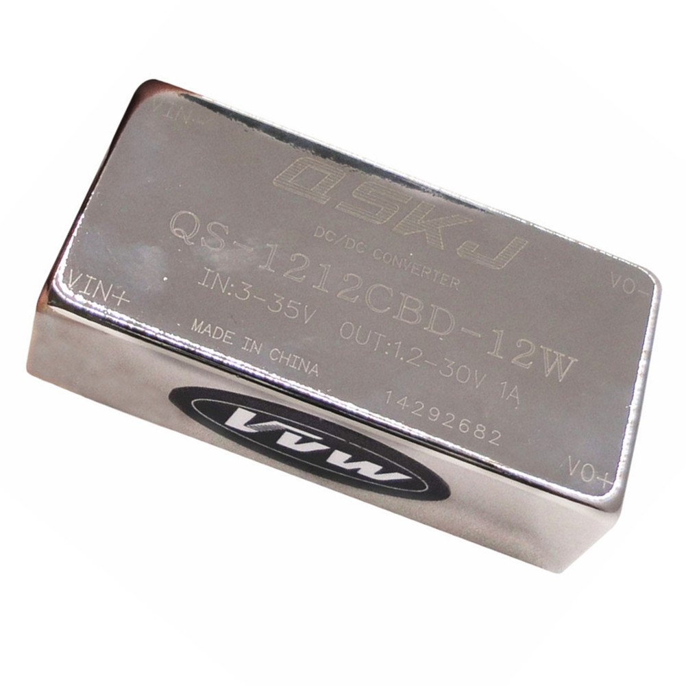 DC Converter 3-35V to 1.2-30V Auto Step Up Down Module with Aluminum ...