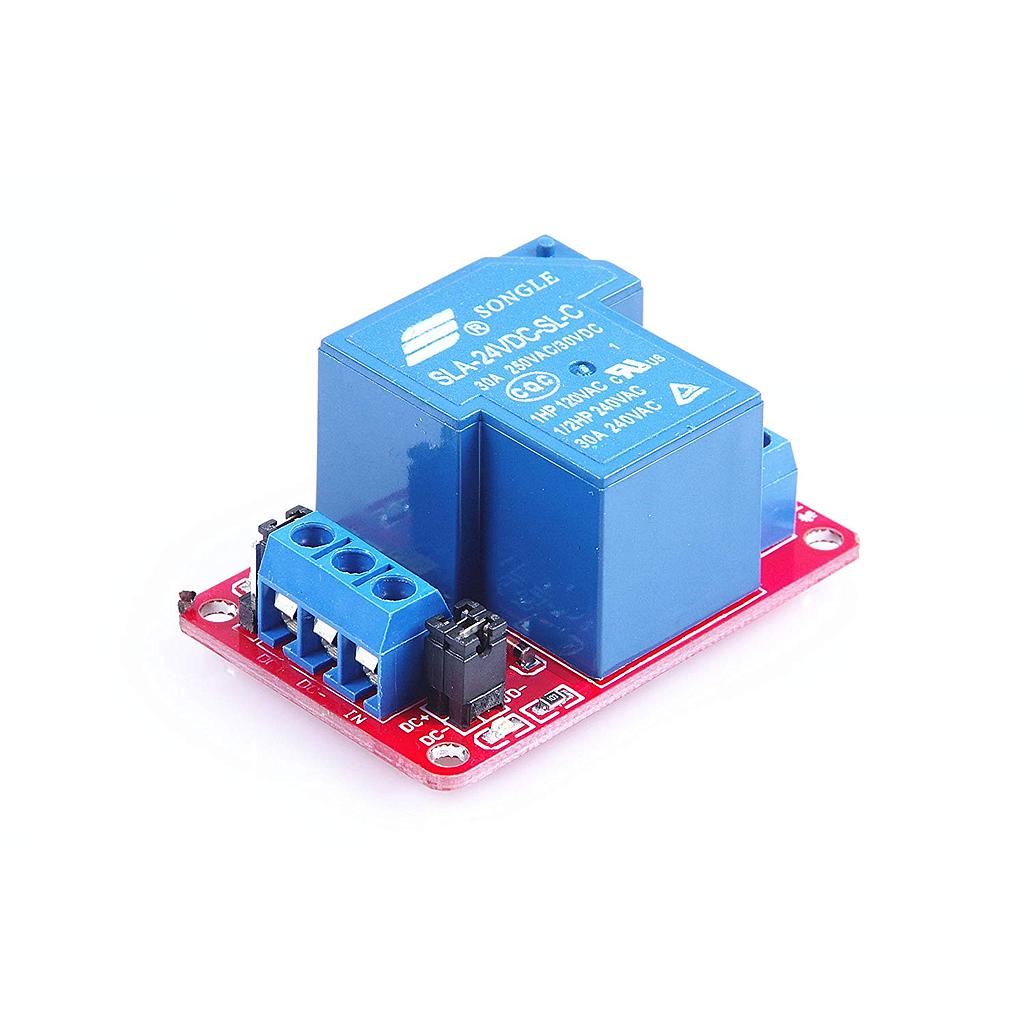 1 Channel Relay Module DC 30A 250V with Optocoupler Isolation Support ...