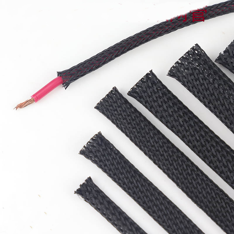 1meter Flame Retardant Nylon Braided Mesh Tube /PET Telescopic Mesh ...