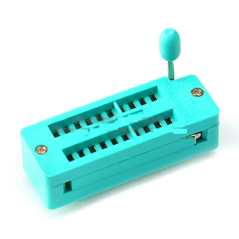 20P Locking Bed IC Socket Tester Connector Narrow Body | Satistronics