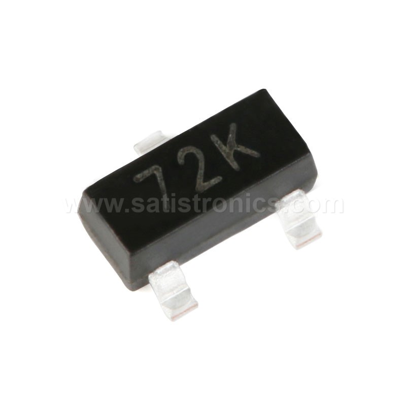 2N7002K 72K SOT-23 MOSFET N-Channel 60V/340mA lot(10 pcs) | Satistronics